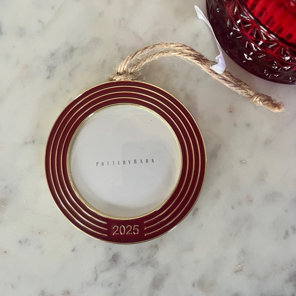 Pottery Barn | Holiday | Set Of 2 Pottery Barn 225 Frame Ornaments ...